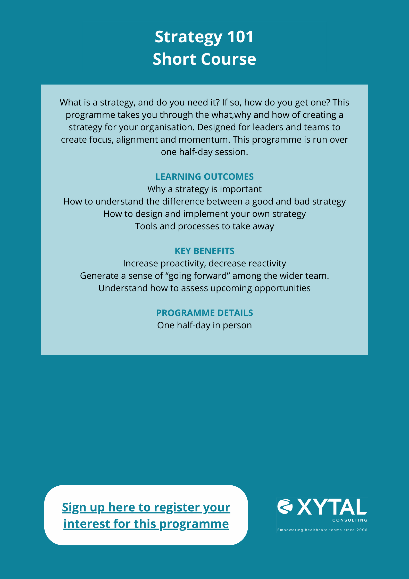 Xytal Leadership Programmes Brochure for Wandsworth 2022/23