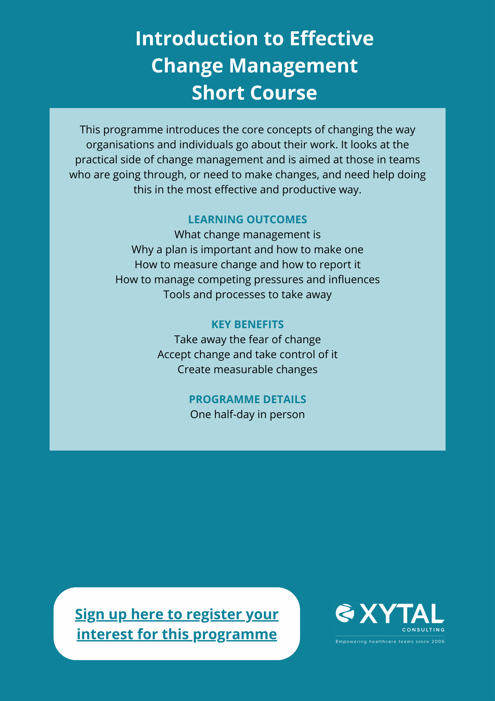 Xytal Leadership Programmes Brochure for Wandsworth 2022/23