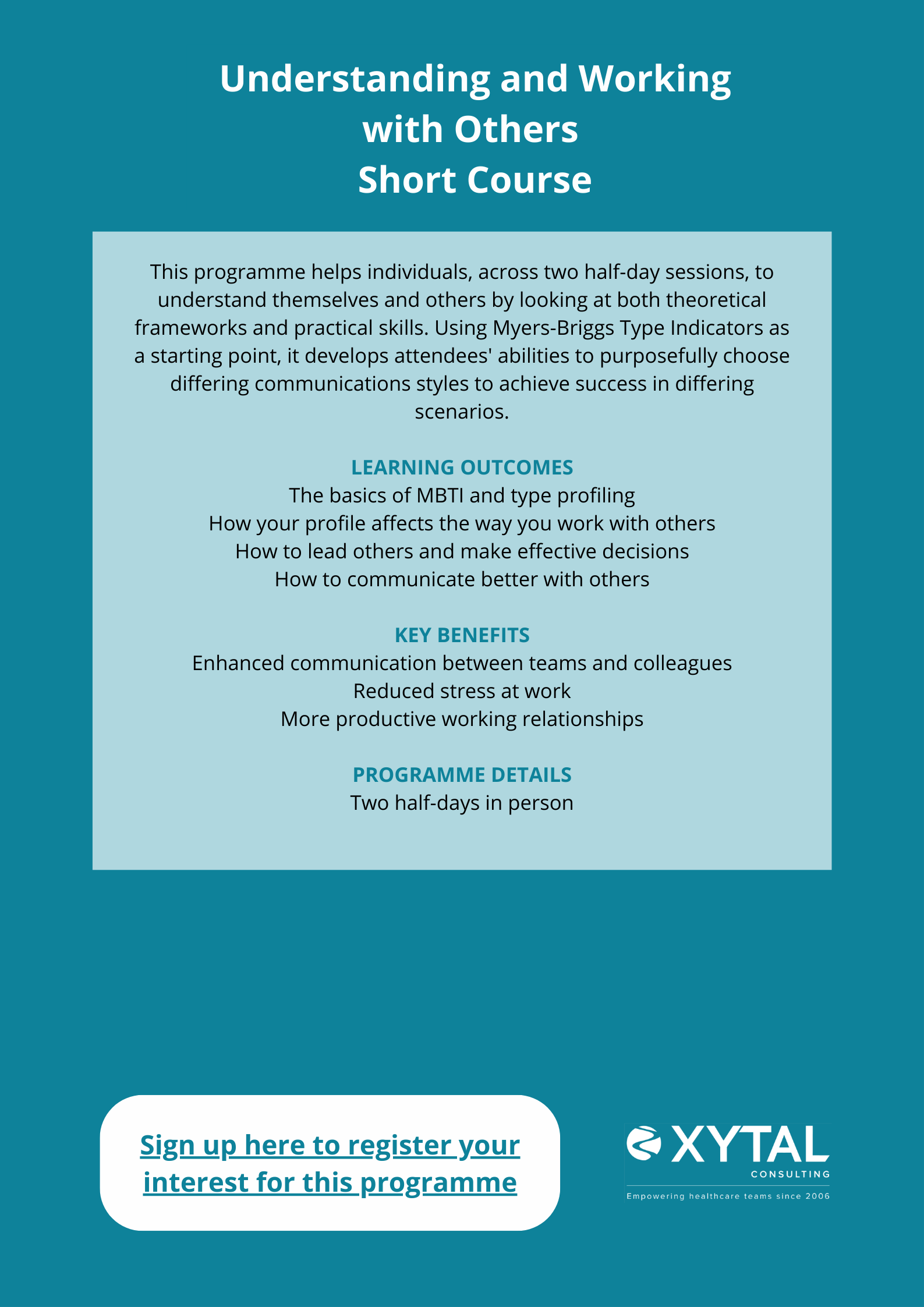 Xytal Leadership Programmes Brochure for Wandsworth 2022/23